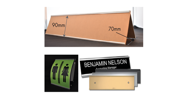 Aluminum Door Slot and Table Standee